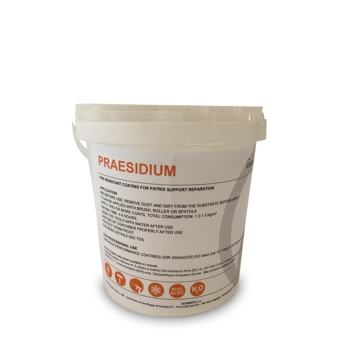 Fire resistant paint for Patrix support reparation - Praesidium | Elements